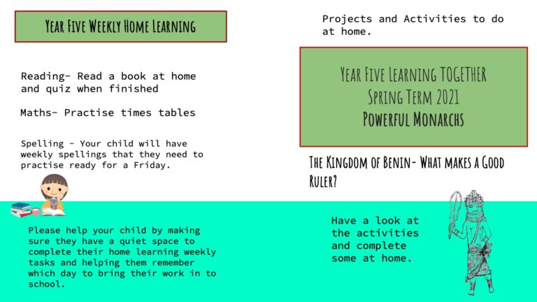 Year 5 Home Learning Activities – West Earlham Junior School