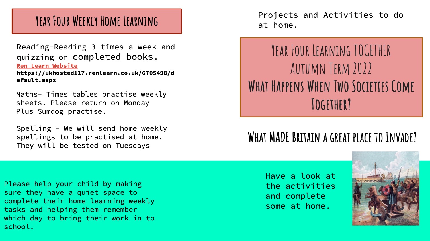 Year 4 Home Learning Activities – West Earlham Junior School
