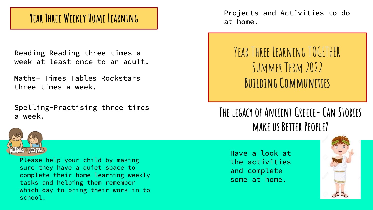 Year 3 Home Learning Activities – West Earlham Junior School